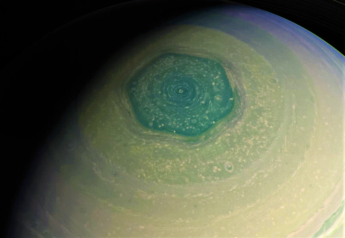 Saturn Hexagon