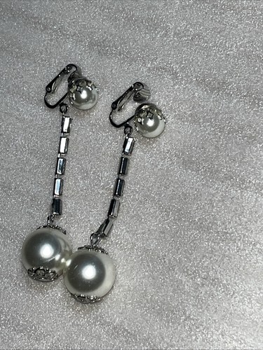 Park Lane Bar Dangle Faux Pearl Statement Earrings | eBay