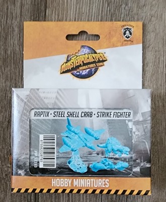 Monsterpocalypse Mini Game Raptix - Strike Fighter - Steel Shell Crab ...