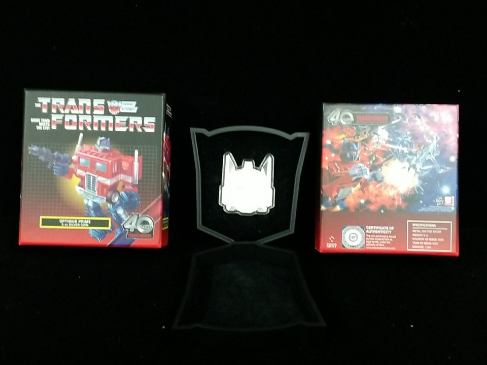 OPTIMUS PRIME 40th Anniversary 3 Oz Silver Coin $5 Niue 2024 OP | eBay
