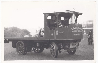 Sentinel Steam Lorry 2973 of 1920, AW 668 at Early Rally PC Size Repro ...