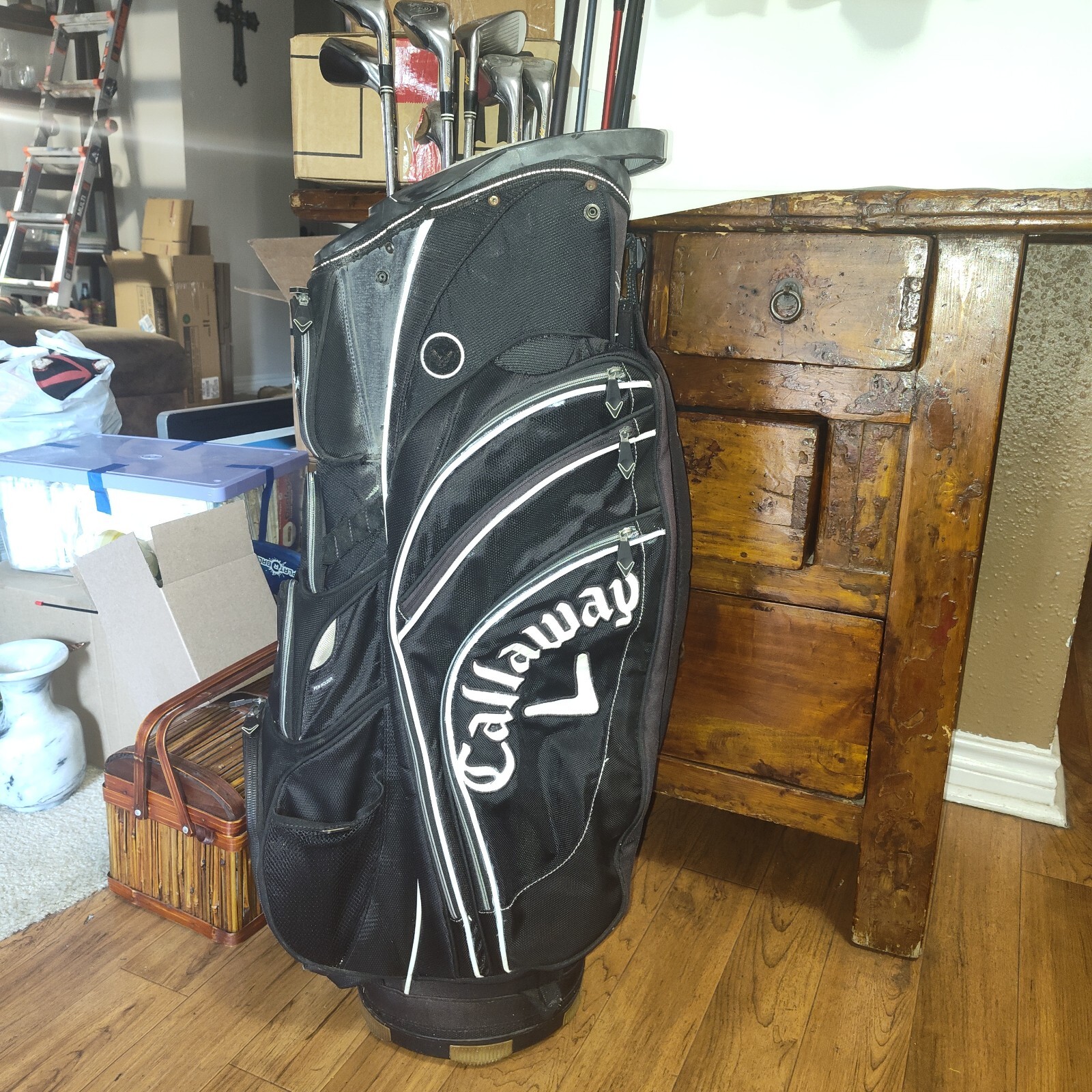 Cleveland Hibore Full Set 5 Misc Drivers Ping Putter Callaway Cart Bag | eBay