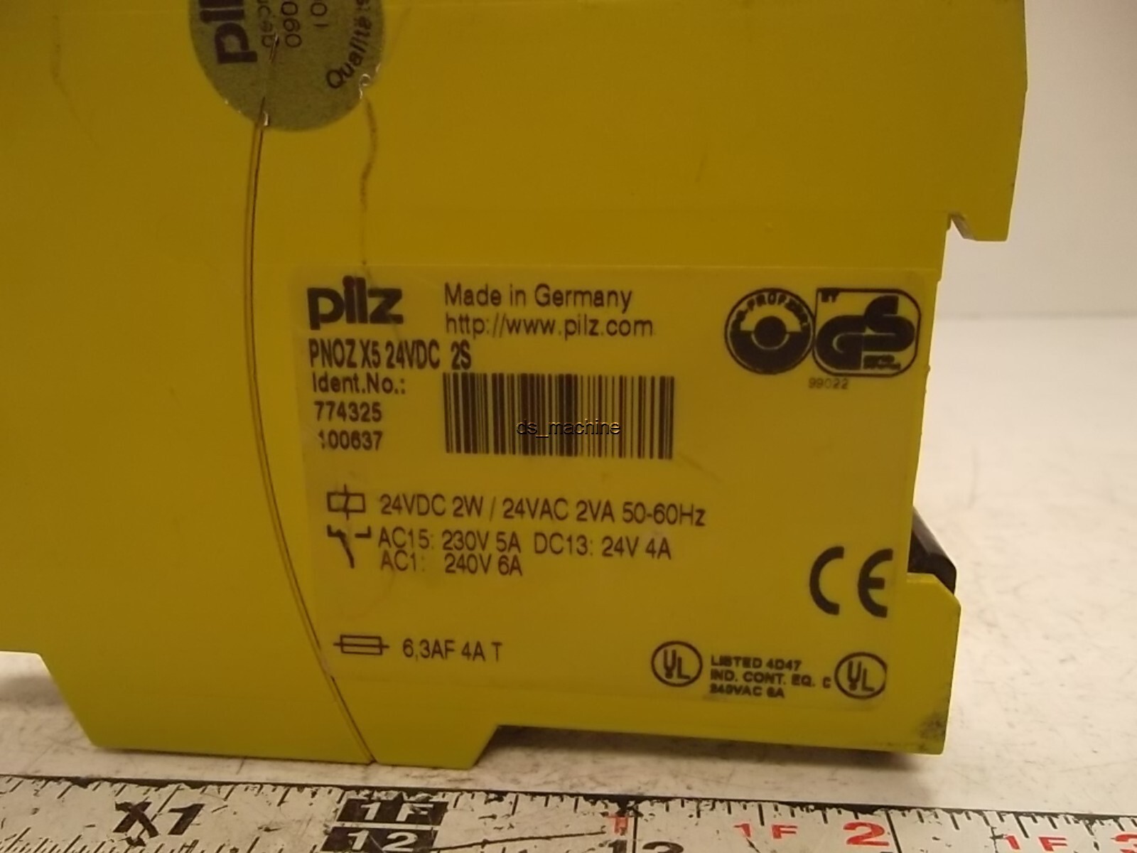 Pilz PNOZ X5 774325 Safety Relay Module 24VDC 2S | eBay