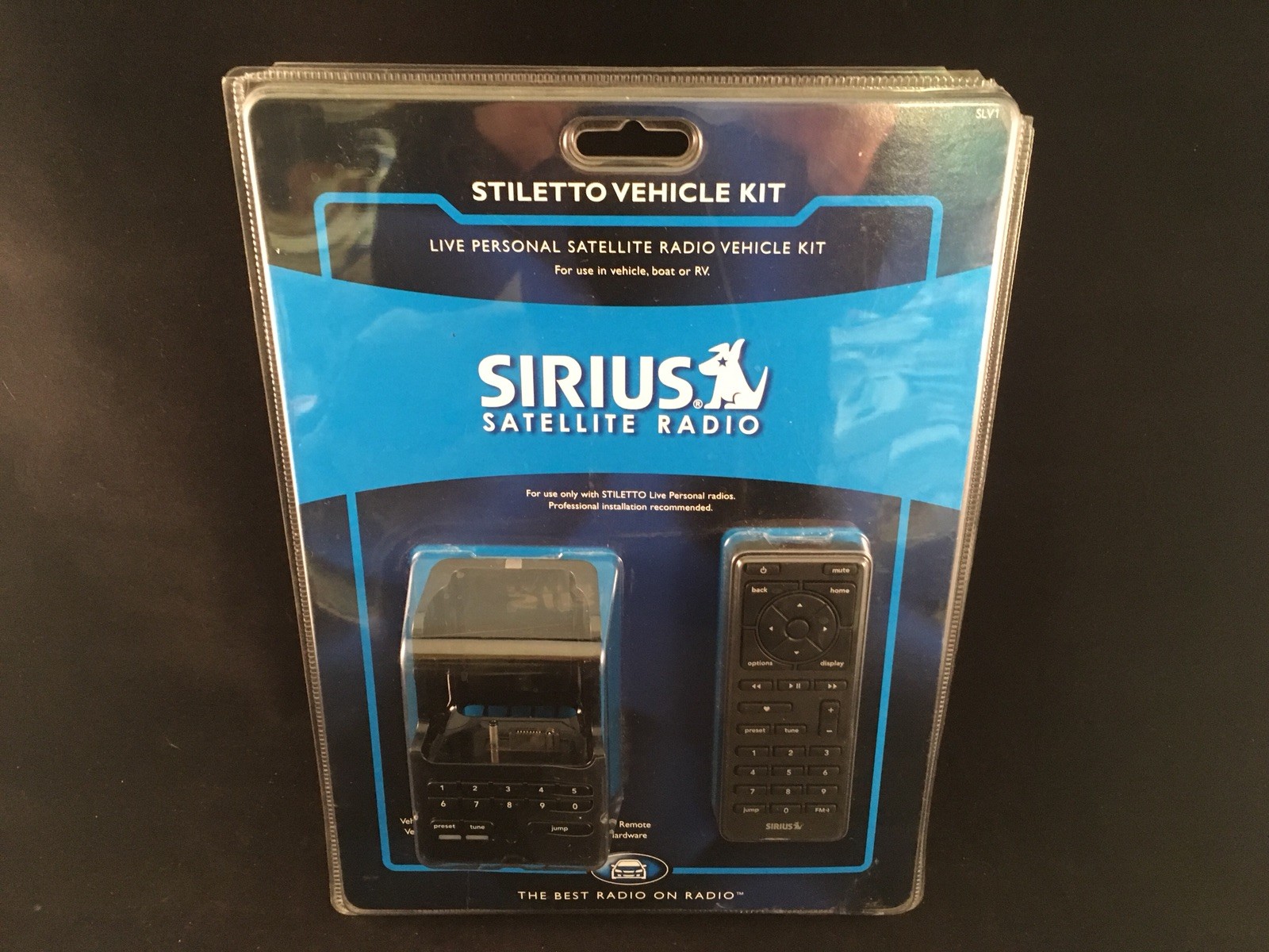NEW Black SIRIUS SL-V1 Stiletto Vehicle Boat RV Kit for SL10 SL100 w ...