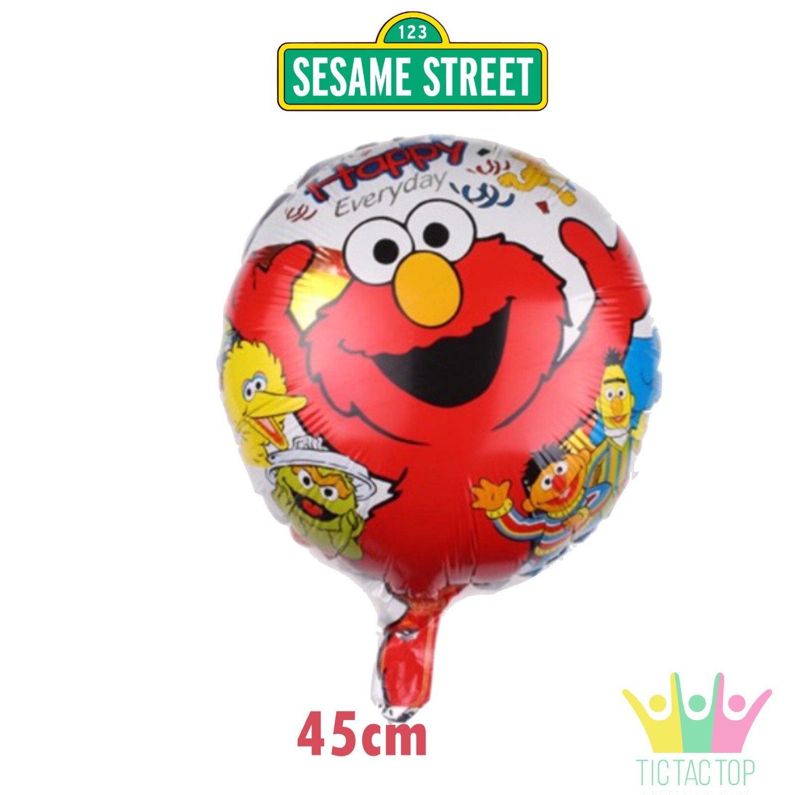 Sesame Street Balloon Foil Helium. Party Lolly Loot Bag Decoration ...