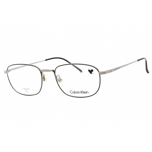 Calvin Klein Men's Eyeglasses Black Titanium Rectangular Frame CK23112T ...