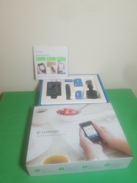 Livongo Welcome Kit Blood Glucose Meter Bg300 Lancing Device for sale ...