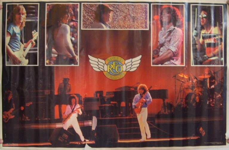 REO Speedwagon Poster Band Shot 22x24 R E O REOSpeedwagon | eBay