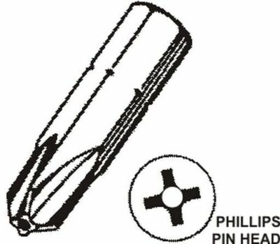 ¼" Magnetic Hex Shank Phillips Pin-Head Screwdriver #2 | eBay Australia