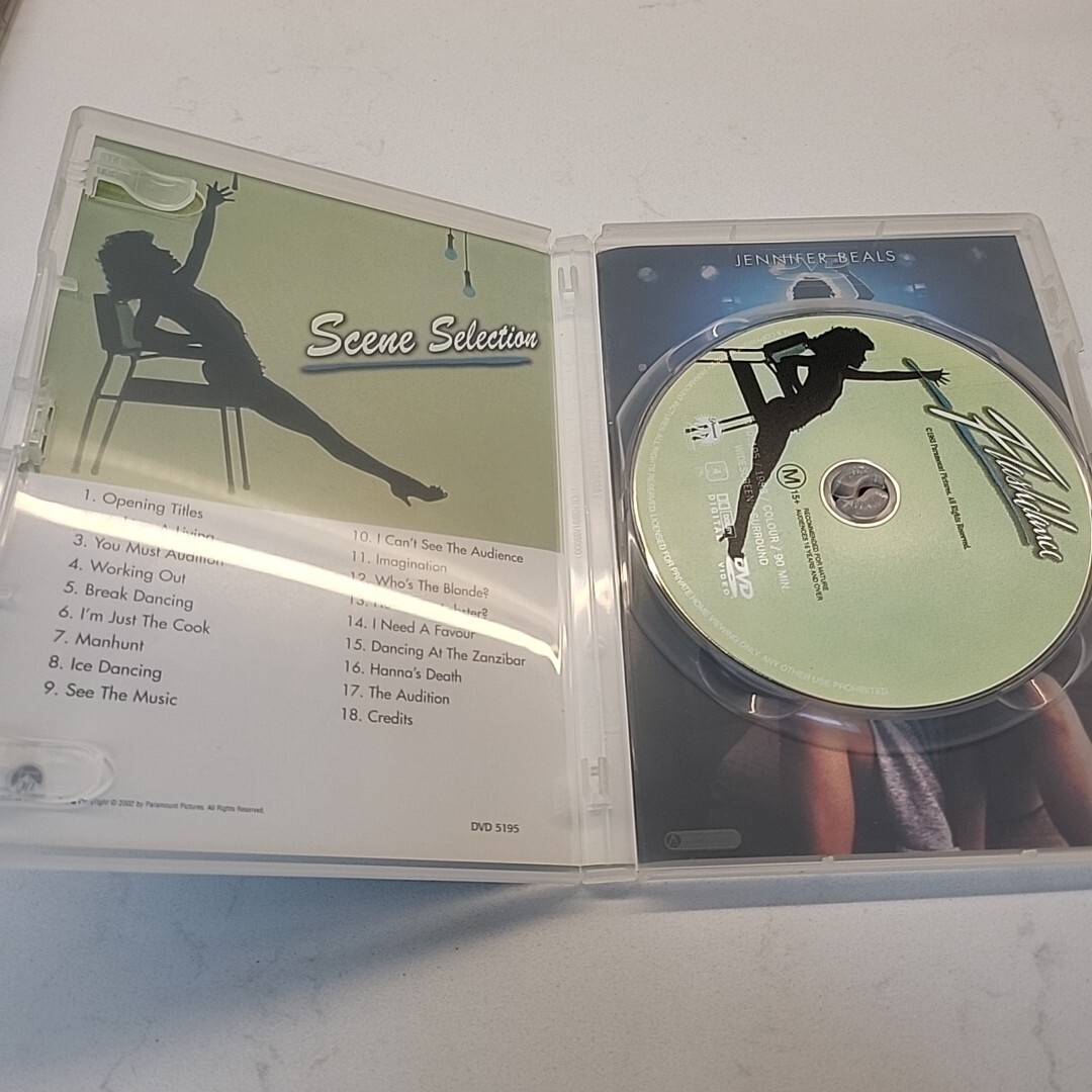 Footloose & Flashdance DVD region 4 Free Post Kevin Bacon Jennifer ...