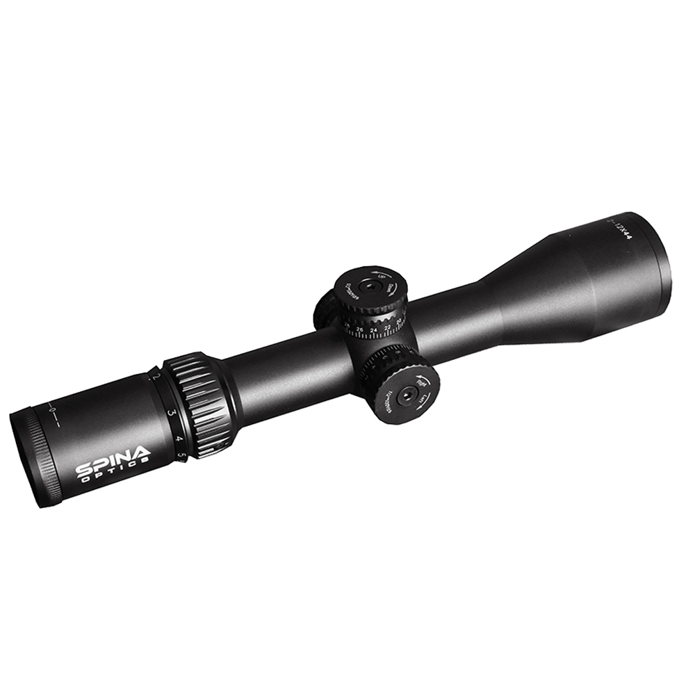 SPINA Optics Phalanx 2-12x44 SFP HD Circle Dot Milling 1/2 MOA 30mm ...