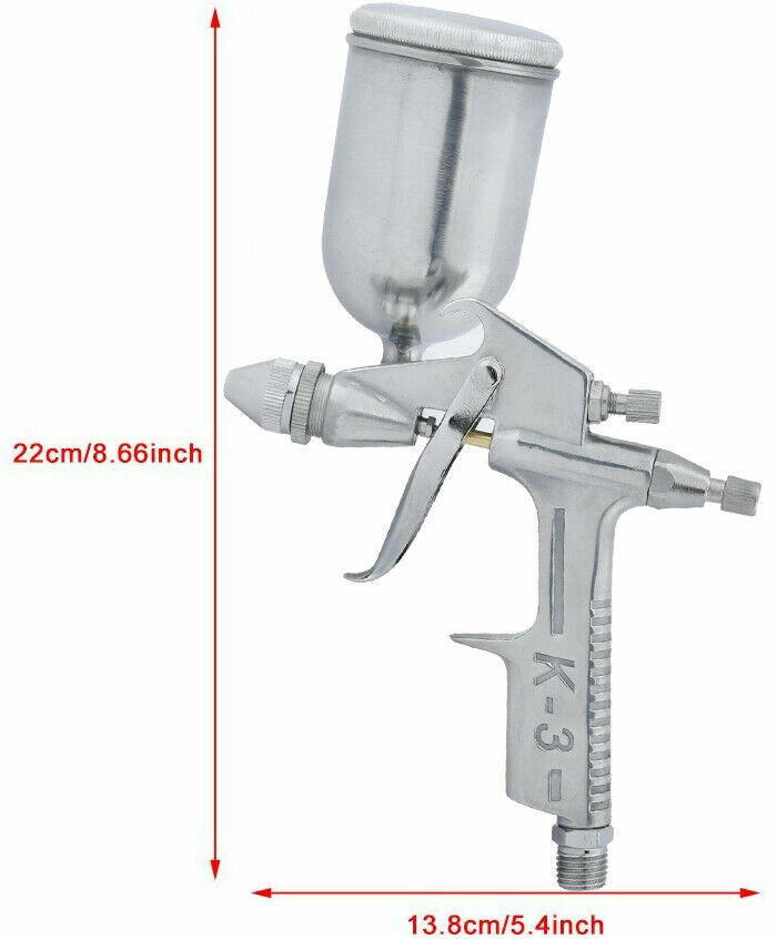 Mini HVLP Air Spray Gun Auto Car Detail Touch Up Paint Sprayer Spot ...