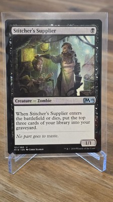 MTG Magic the Gathering Stitcher's Supplier (121/333) Core Set 2019 LP ...
