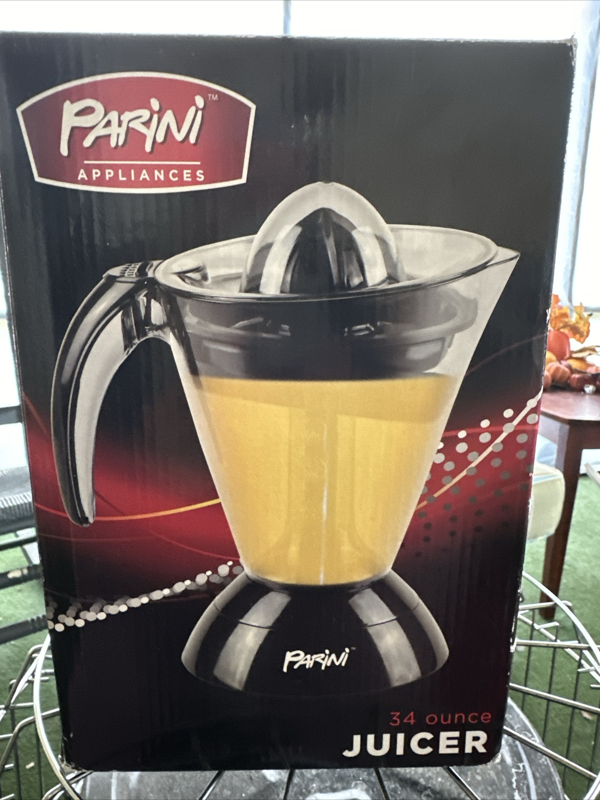Parini Citrus Juicer 34 Oz Electric Automatic Drive Two Cone Sizes New ...