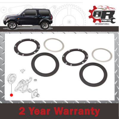 Front L/R Stub Axle Hub Seal Repair Kit Swivel King Pin fits Suzuki ...