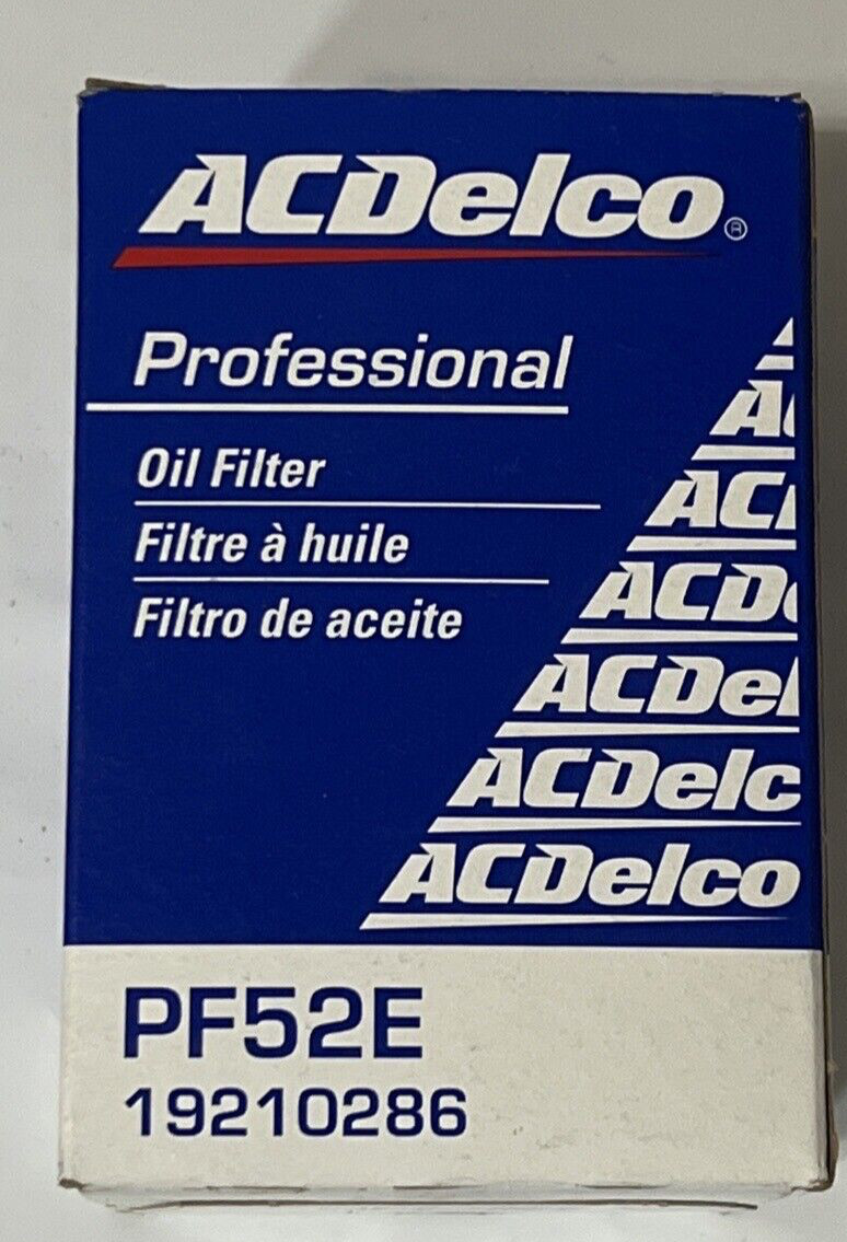AC-Delco PF 52 - cross reference oil filters | oilfilter-crossreference.com