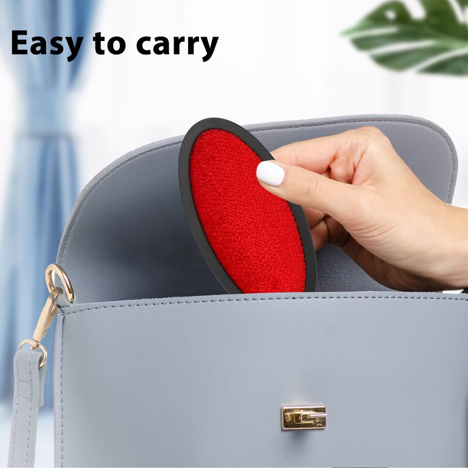 3Pcs Double Sided Lint Brush Clothes Fluff Pet Hair Remover Fabric Dust ...