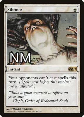 Silence 1x MtG 2014 m14 Core Edition NM | eBay