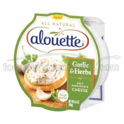 Alouette Garlic & Herb Spreadable Cheese - Bulk (4.5 lbs, 2 Per Case ...
