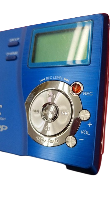 Sharp MD-DR77 Blue Portable MD Player From Japan Very Good | eBay