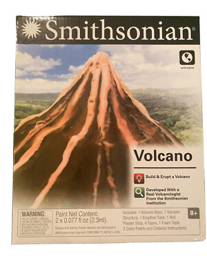 Smithsonian Volcano Kit Build And Erupt A Volcano New | eBay