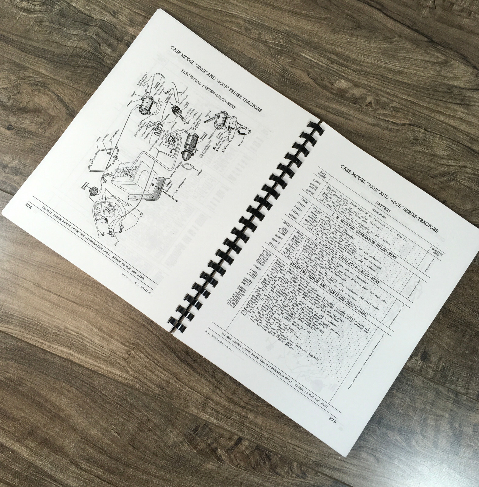 Case 311B General Purpose Tractor Parts Manual Catalog P.I.N. 6095009 ...