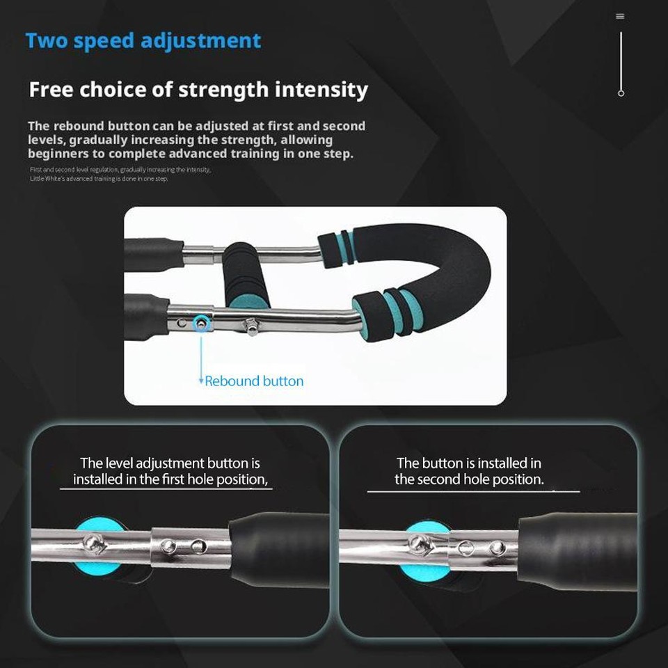 Shaker Twister Arm Trainer Workout Equipment Adjustable Chest Expander ...
