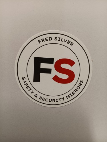 FRED SILVER Safety Mirror With Hardware Free Shipping 1524 15x24 | eBay