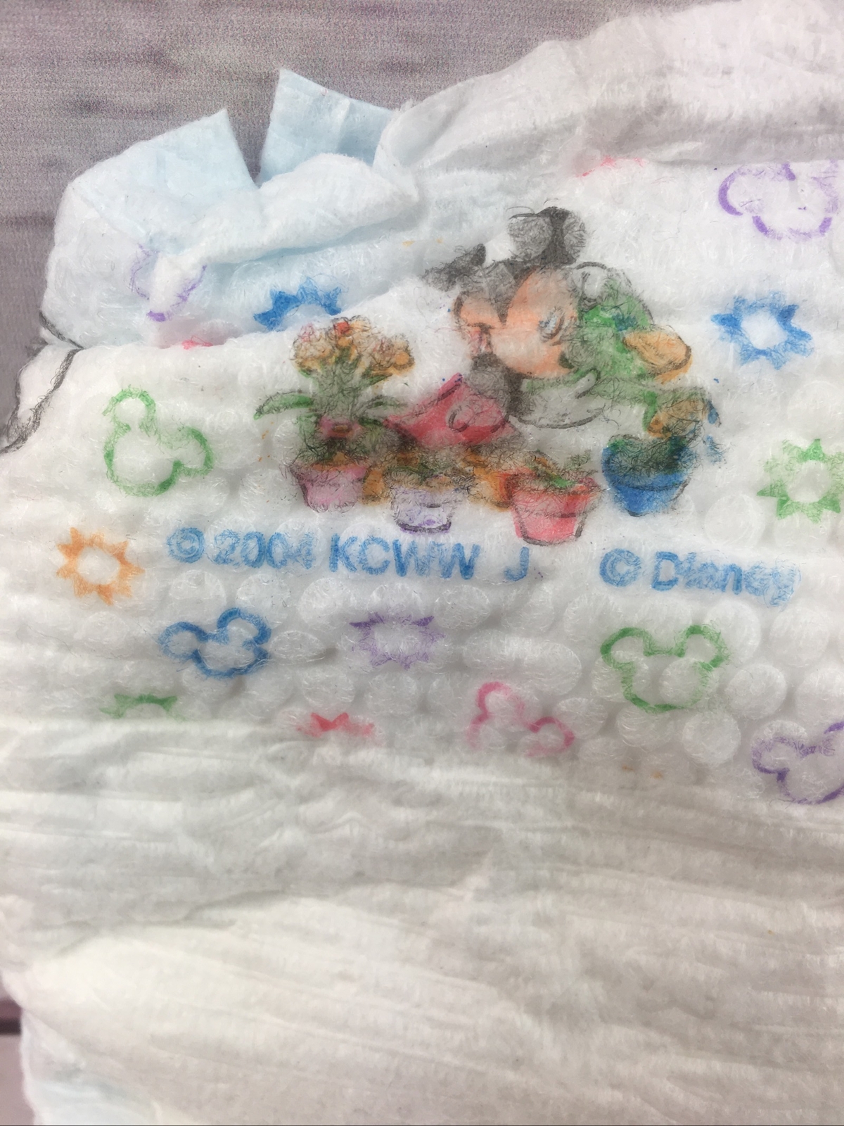 Huggies Vintage Disney Diaper Mickey Mouse Minnie New loose Package ...