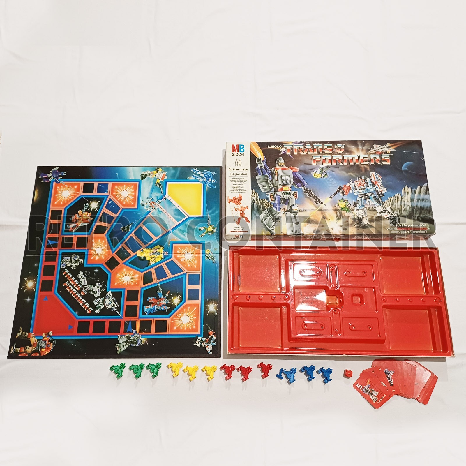 TRANSFORMERS G1 Hasbro MB Vintage Boardgame Full Box Board Game | eBay