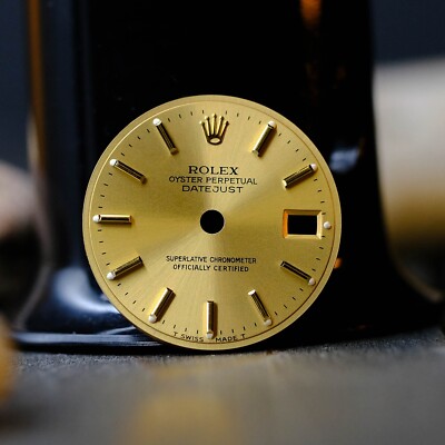 GENUINE ROLEX DATEJUST LADIES TWO TONE CHAMPAGNE INDEX HOUR MARKER 26MM ...