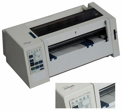 A4 Dot Matrix Printer Lexmark 2380 Plus LPT on Windows7 as Oki ML 3320 ...