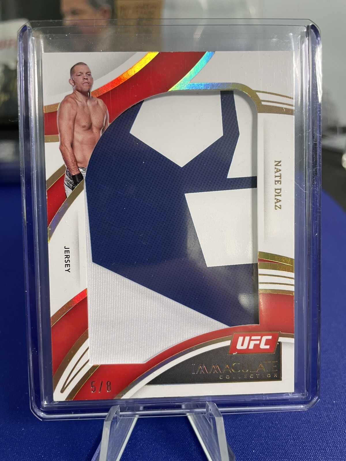 2022 PANINI IMMACULATE UFC PATCH RELIC JERSEY NATE DIAZ /6 | eBay