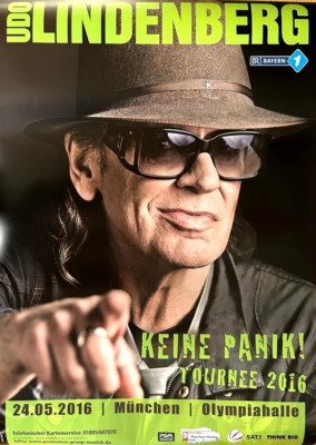 UDO LINDENBERG - 2016 MÜNCHEN orig.Concert Poster - Konzert Plakat ...