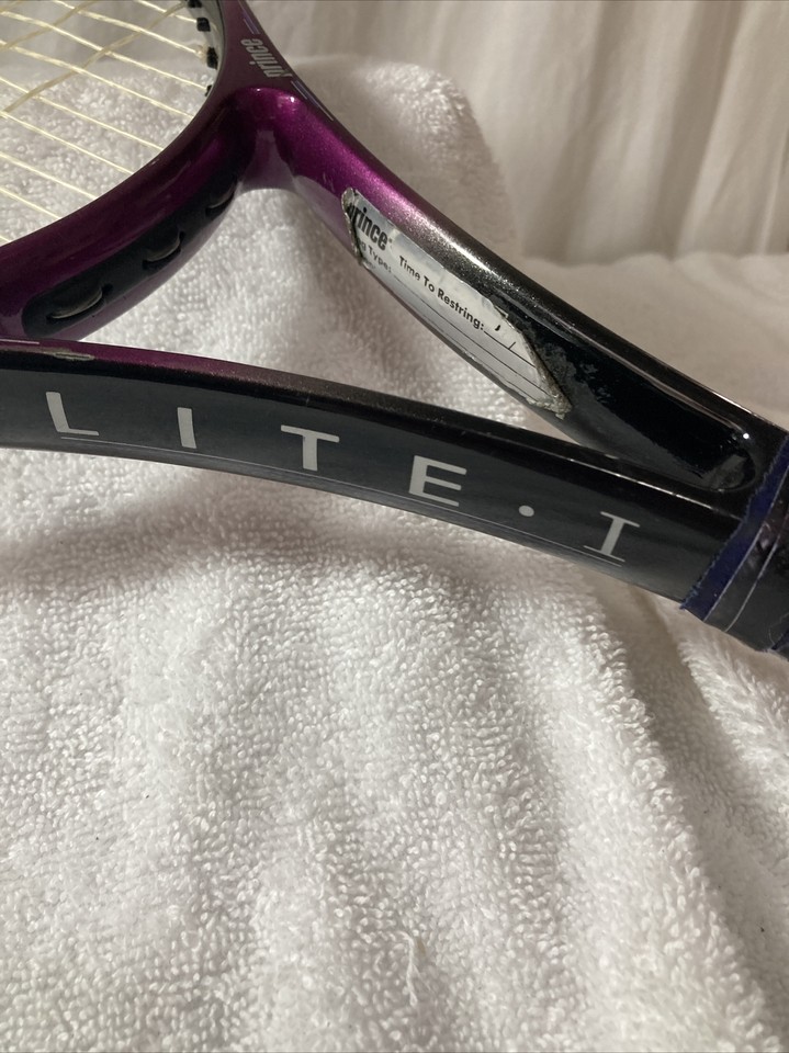 Prince Lite I Classic Graphite Tennis Racket 100% Graphite W/Case Grip ...