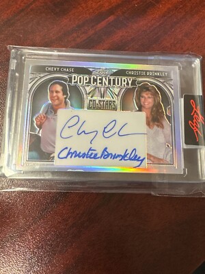 Chevy Chase / Christie Brinkley 2025 Leaf Pop Century Auto 2/10 | eBay
