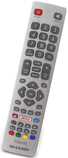 Sharp Aquos Smart TV Remote Control (SHW/RMC/0115) online kaufen | eBay