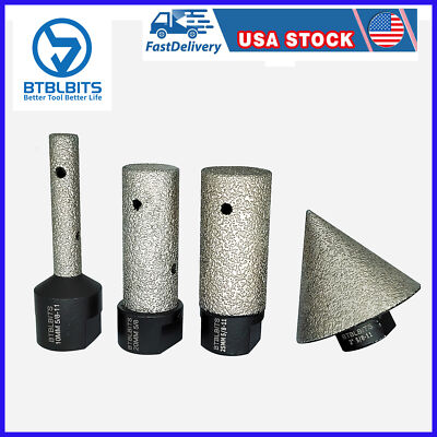 1pc Diamond Finger Bit Cone Milling Chamfering Bits Hole Saw for ...