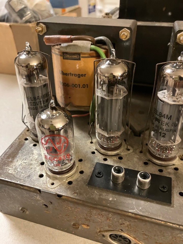 Grundig NF2 Stereo Tube power amp EL84's Vintage Fully functional | eBay