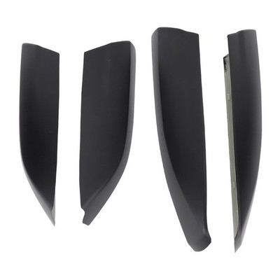 Black 4Pcs Roof Cargo Rack Rail End Cover Roof Rack Protection Shell ...