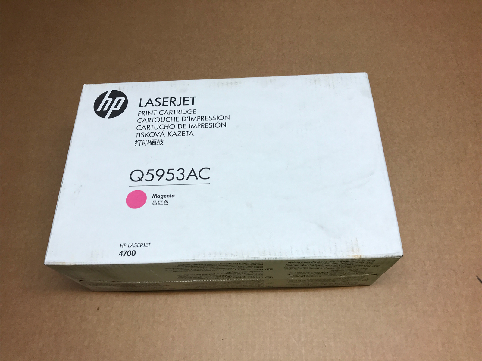 Genuine HP Q5953AC Magenta Toner Cartridge for LaserJet 4700 for sale ...