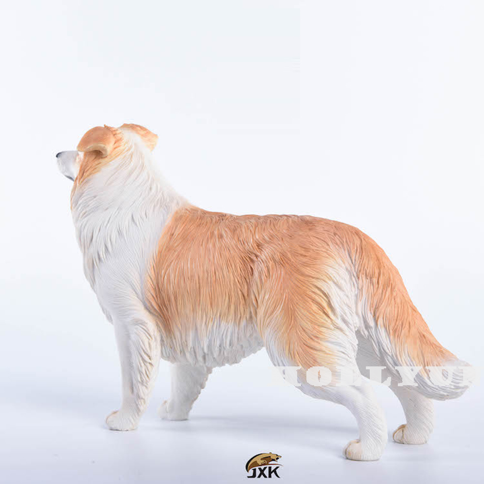 JXK Border Collie Dog Model 1/6 Resin Pet Figurine Animal Collectible ...