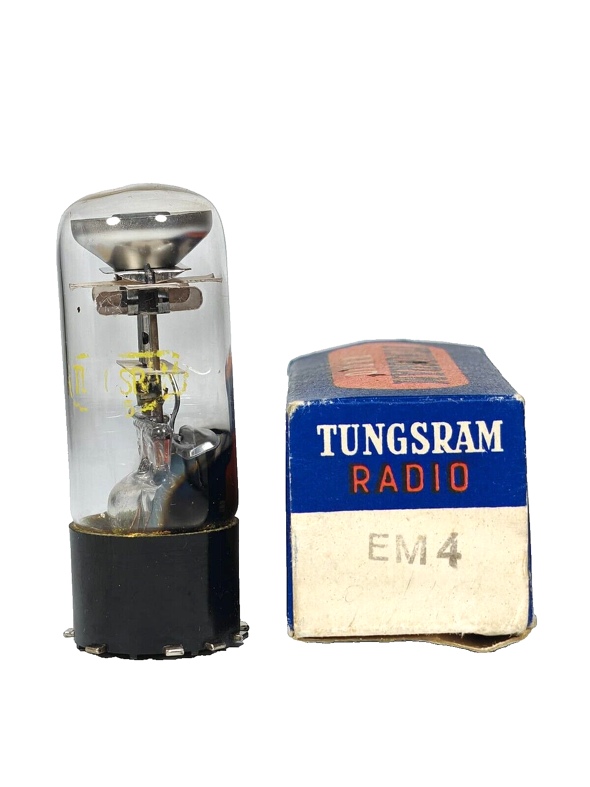 EM4 TUNGSRAM MAGIC EYE INDICATOR TUBE TESTED WITH ROETEST V10 NOS QTY-1 ...