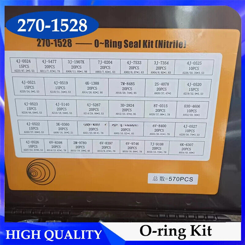 O-Ring Seal Kit For Caterpillar Cat Seal Kits O Ring Kit 270-1528 ...