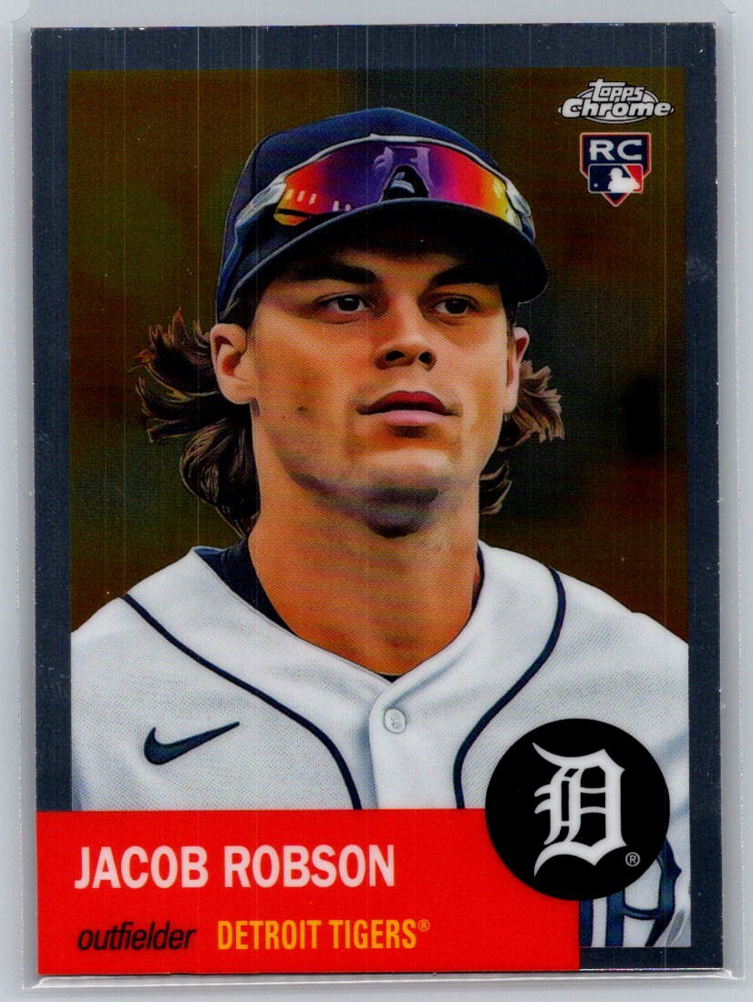 2022 Topps Chrome #374 Jacob Robson Rookie RC TIGERS (B) | eBay