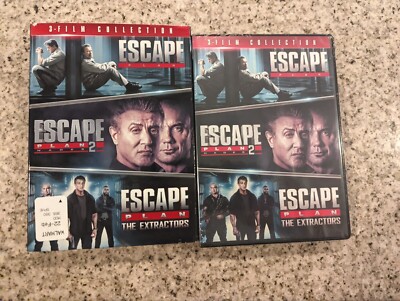 ESCAPE PLAN 3-FILM COLLECTION New DVD 1 2 3 Escape Plan + Hades ...