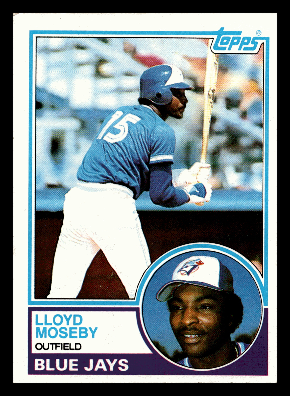 1983 Topps Lloyd Moseby Toronto Blue Jays #452 VG-EX Vintage | eBay