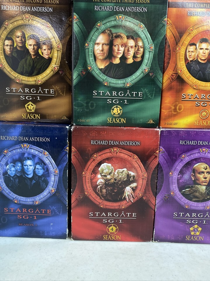 Stargate SG-1 Seasons 1-6 DVD Box Sets Total 30 DVDs 2001-2004 | eBay