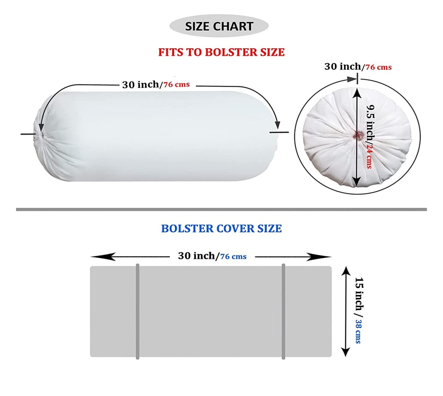 Cotton Stripe Woven Bolster Cover, 15x30 IN Crimson Red with Strings ...