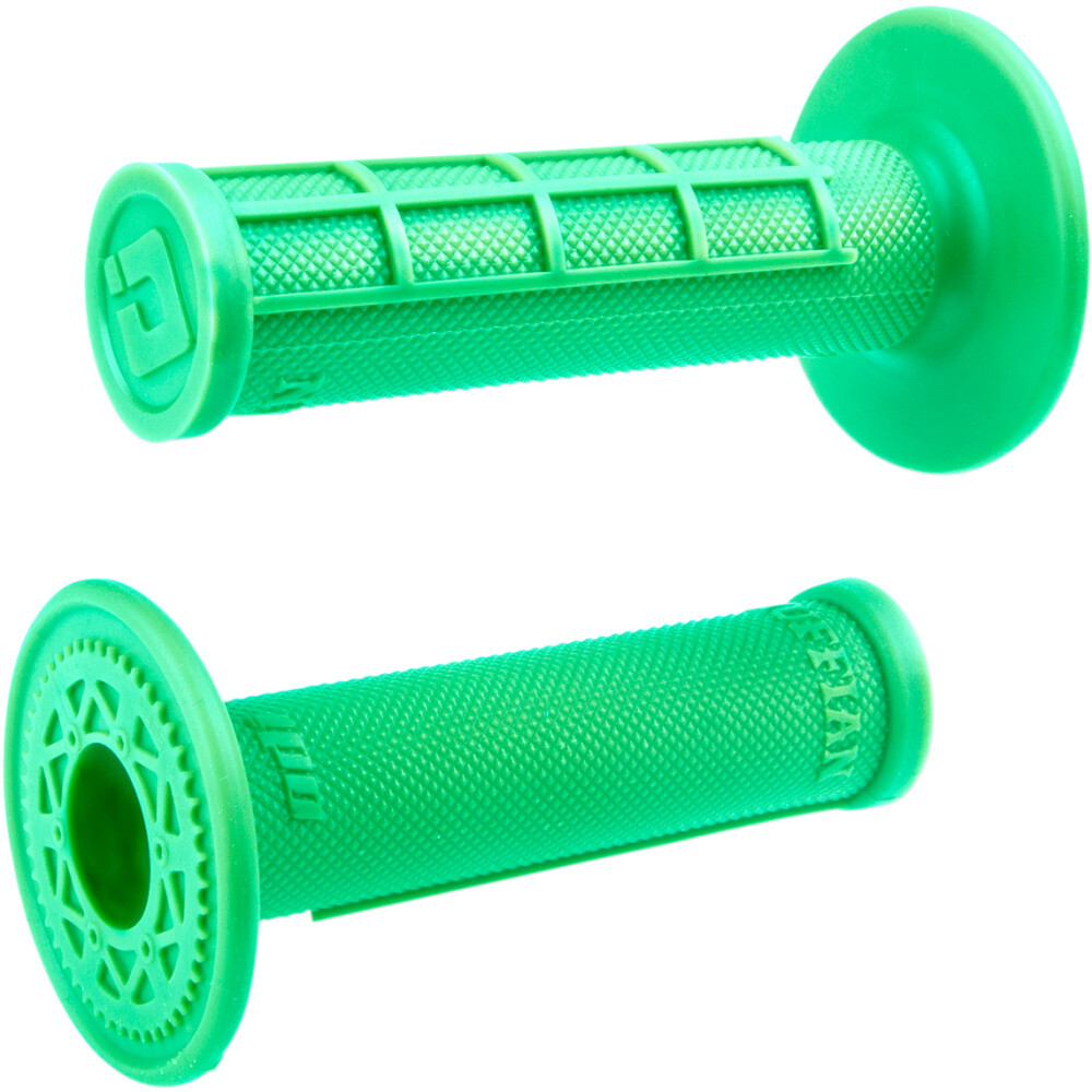 ODI Fluorescent Green Ruffian Half Waffle Grips | H01RFFN | eBay
